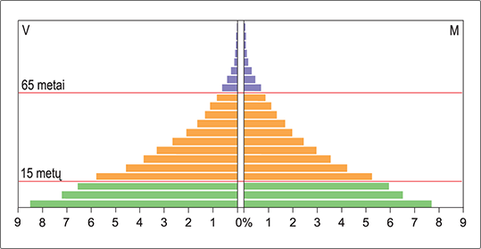 Demografinė gyventojų raida ir sudėtis